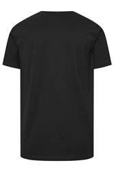 BadRhino Big & Tall Black Distressed Graphic T-Shirt | BadRhino